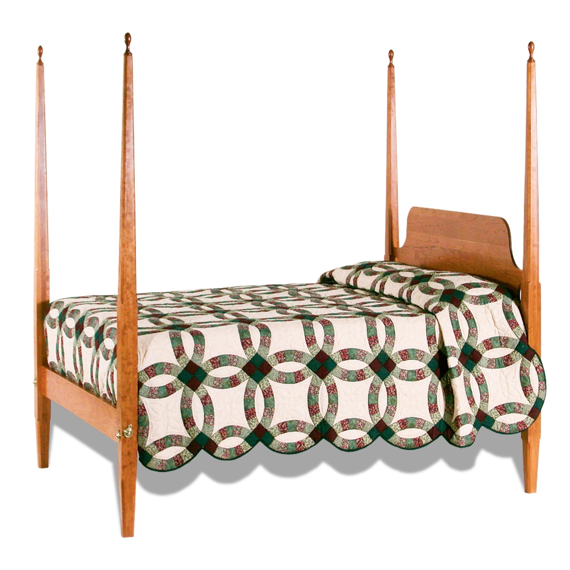 Shop Shaker Pencil Post Bed | Handcrafted Amish Furniture from Country ...