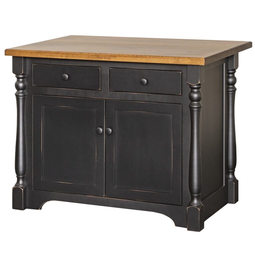 Shop Maple 48" Kitchen Island | Handcrafted Amish Furniture from ...