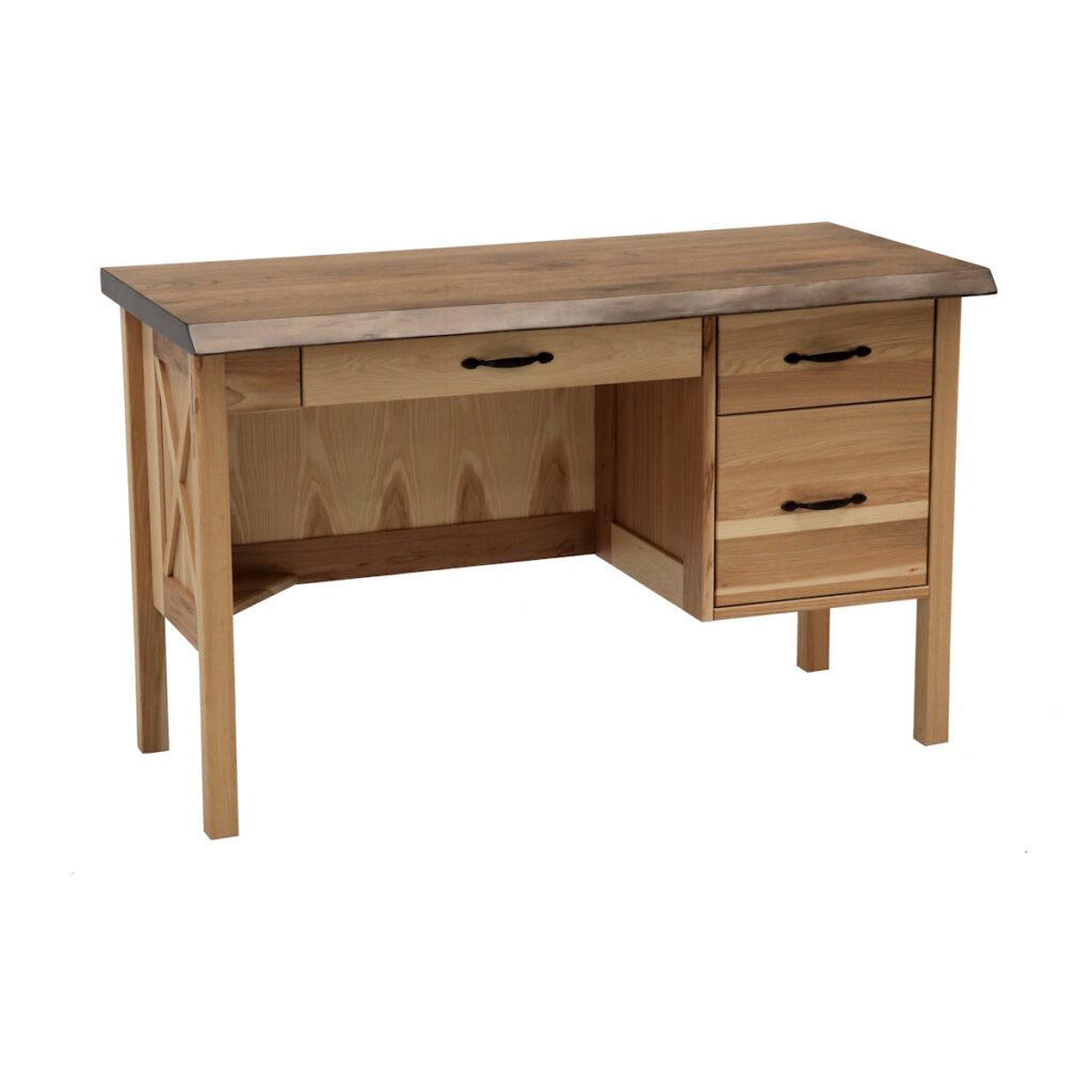 Shop Crossway Live Edge Desk | Handcrafted Amish Furniture from Country Lane Furniture