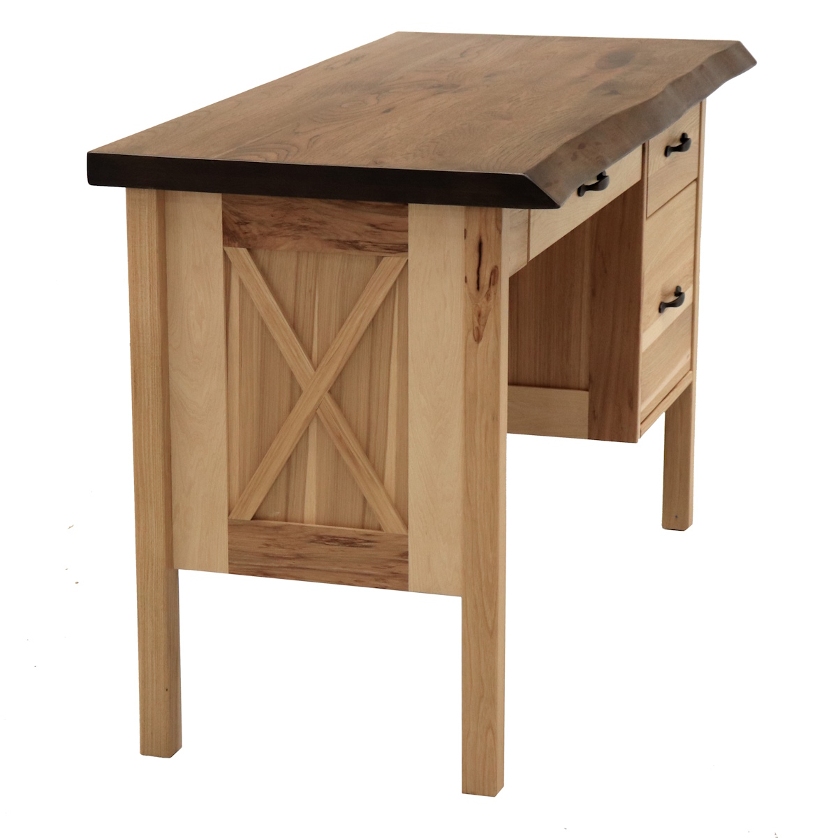 Shop Crossway Live Edge Desk | Handcrafted Amish Furniture from Country Lane Furniture